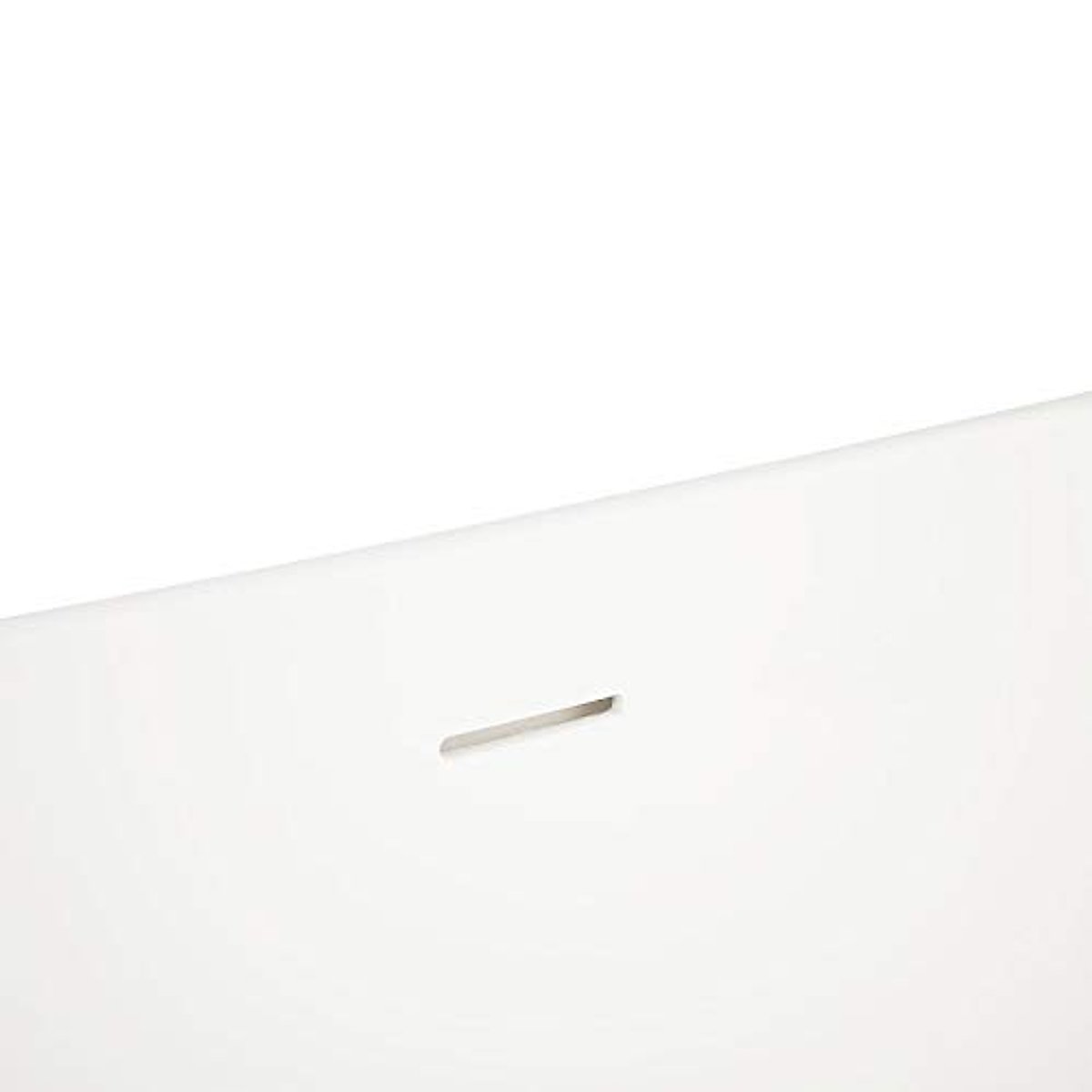 Signature Hardware 918954-64 Winifred 64" Resin Soaking Freestanding Tub with Integrated Drain and Overflow