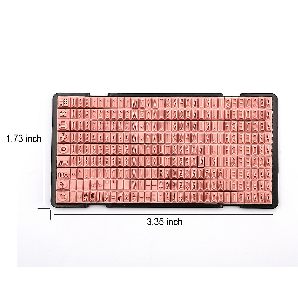 Miseyo DIY Self Inking Stamp Up to 3 Lines, Customized Text Clothing Label, Paper and Fabric Marker