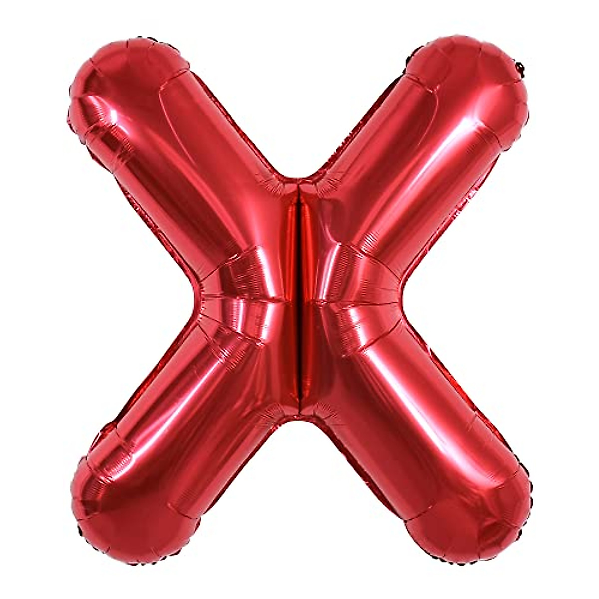 TONIFUL 40 Inch Large Bright Red Letter Balloons A-Z, Giant Jumbo Helium Foil Mylar Big Letter X Balloons for Birthday Party Anniversary Wedding Decorations