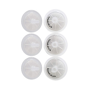 Syringe Filters [Hydrophilic Nylon Membrane] Non-sterilized 25mm Diameter 0.45μm Pore Size for Laboratory Filtration by Allpure Biotechnology (Nylon, Pack of 100)