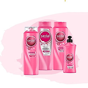 Sedal Co-Creations Conditioner Ceramides, Repairs and Strengthens, All hair types, 2-Pack of 22 FL Oz, 2 Bottles