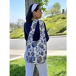 Original Collections Celestial Cross Body Shoulder Bag Purse in Blue