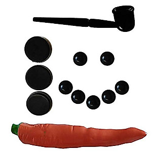 Snowman Making Kit Just Add Snow! 8 Piece kit Plus Black Hat