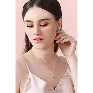 Sea of Ice Sterling Silver Round-Cut Simulated Gemstone Stud Earing for Women – Simulated Teal Faceted Gemstone cut 8 mm - Elegant Sterling Silver Earrings for Women – Nickel-Free