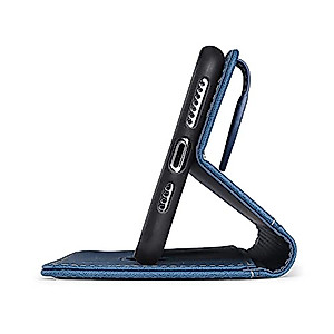 CYR-Guard Wallet Folio Case for Oppo Reno 2, Premium PU Leather Slim Fit Cover for Reno 2, Easy Carry, Blue