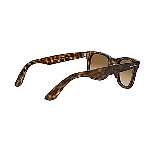 Ray-Ban Rb4340 Wayfarer Ease Square Sunglasses, Light Havana/Clear Gradient Brown, 50 mm