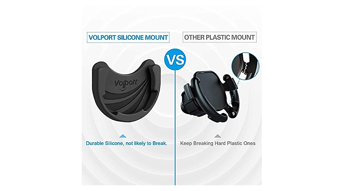 Volport Car Mount: Secure Pop Socket Holder for Dashboard & Wall