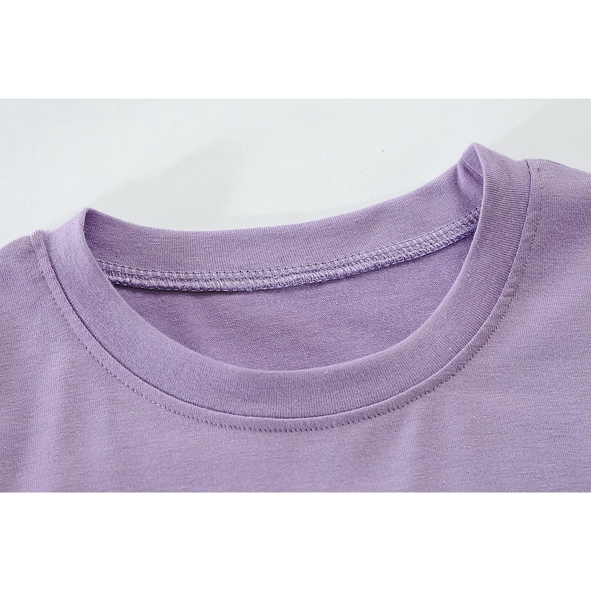 FEDPOP Girls Easter Bunny Pajamas for Kids Short Pjs Toddler Rabbit Sleepwear Cotton Summer Jammies Short Sleeve T Shirts and Bottoms 2 Piece Pj Clothes Set Size 7