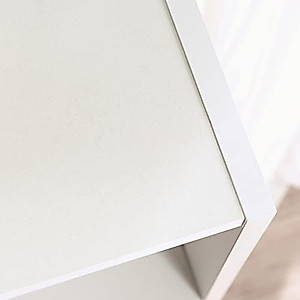 Sauder Beginnings 3-Shelf Bookcase, Soft White finish