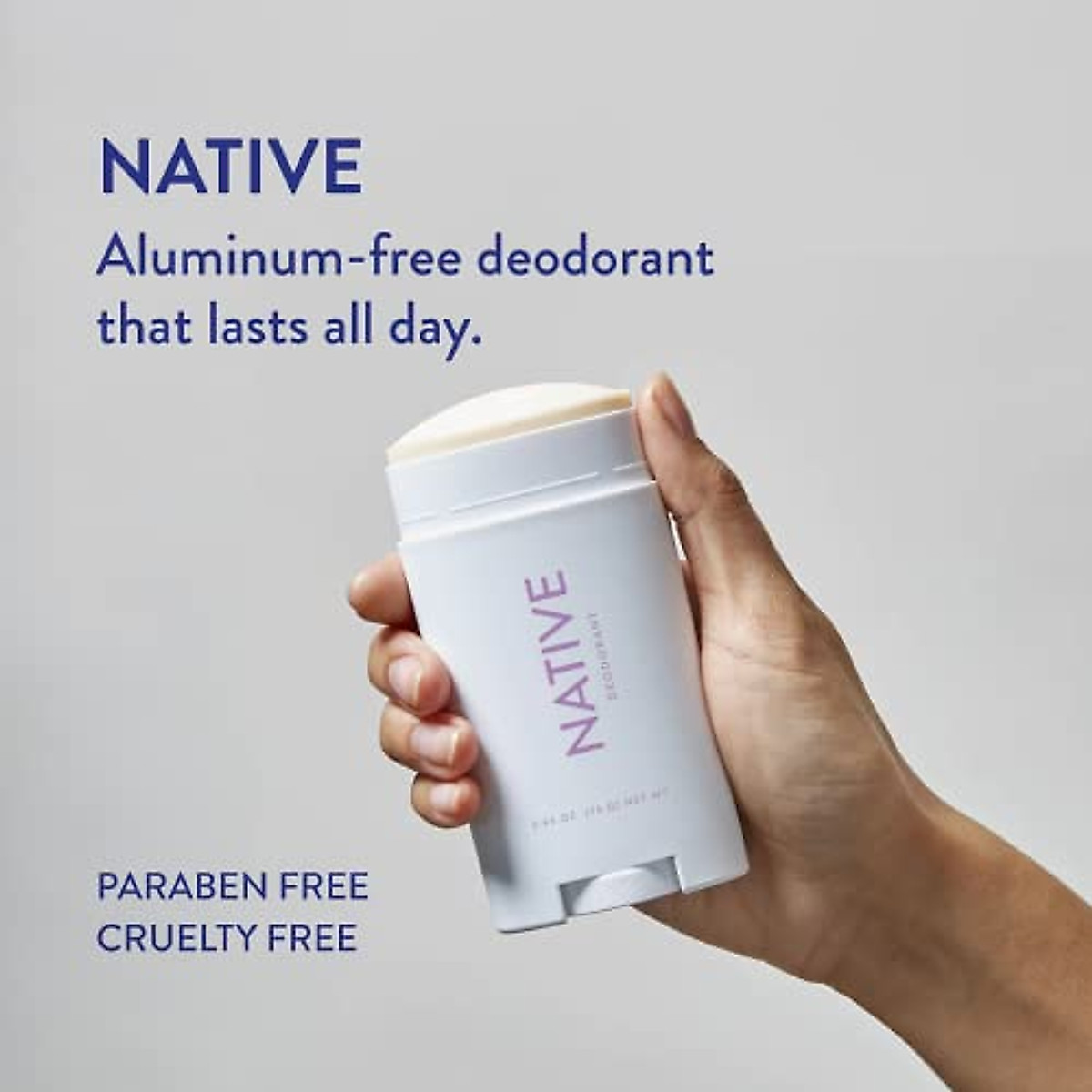 Native Deodorant | Natural Deodorant Seasonal Scents for Women and Men, Aluminum Free with Baking Soda, Probiotics, Coconut Oil and Shea Butter | Lilac & White Tea