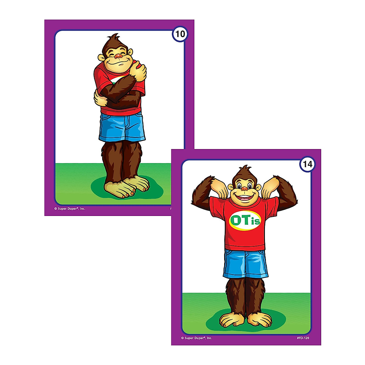 Super Duper Publications | Yoga Body Awareness and Exercise Fun Deck | Occupational Therapy Flash Cards | Gross Motor Movement Activity | Educational Learning Materials for Children