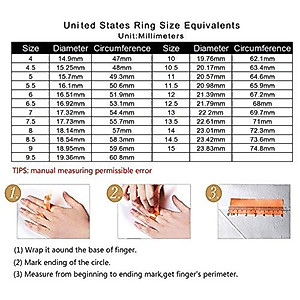 Hewayiu You are My Sunshine Sunflower Enameled CZ Heart Stainless Steel Ring Promise Eternity Band Cocktail Party Rings Adjustable Size 5-10