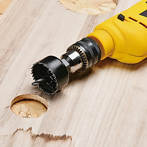 KATA 30PCS Multi-Function Wood Drill Bits Set Hole Saw Kit Set with 3/4"-6" Hole Saw, Countersink Drill Bits, Spade Drill Bits, Carbide Forstner Bits, Ideal for Soft Wood, Plywood, PVC