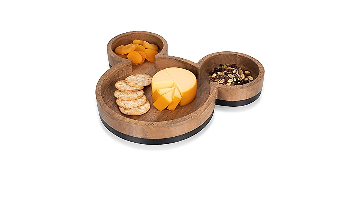 Disney Mickey Mouse Serving Tray - Elegant Mango Wood Charcuterie Board