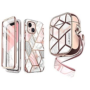 i-Blason Cosmo Designed for iPhone 13 Case & Airpods 2nd/1st Generation Case
