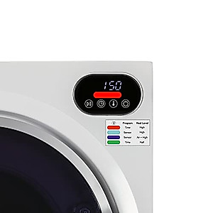 Equator 2.6 cu.ft. 110 V Front Load Ultra Compact Digital Sensor Dryer in White