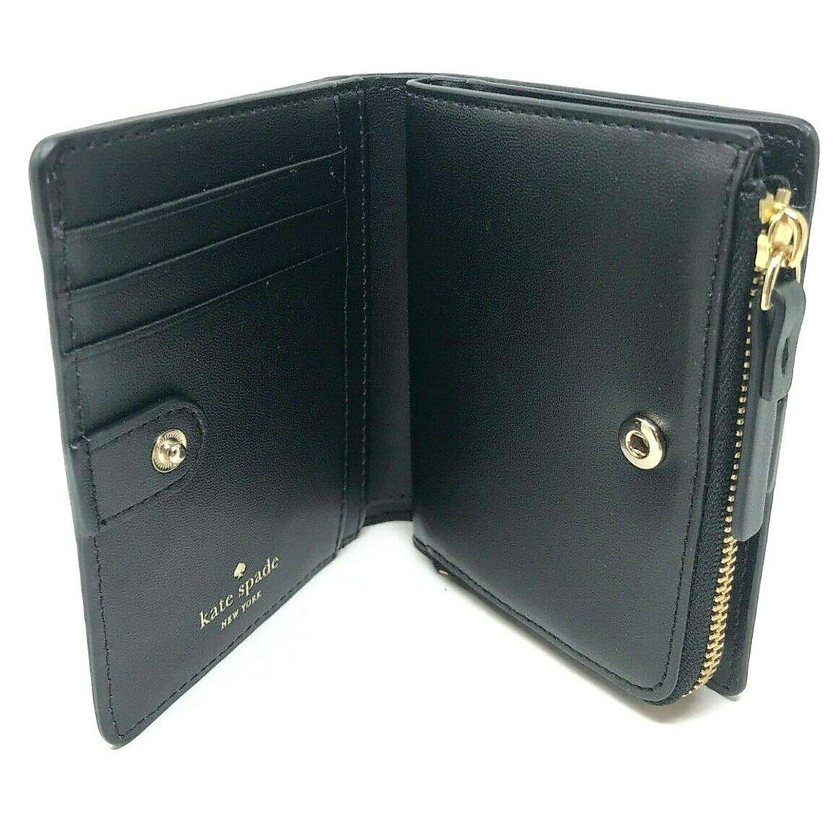 Kate Spade New York Patterson Drive Small Shawn Black Leather Wallet