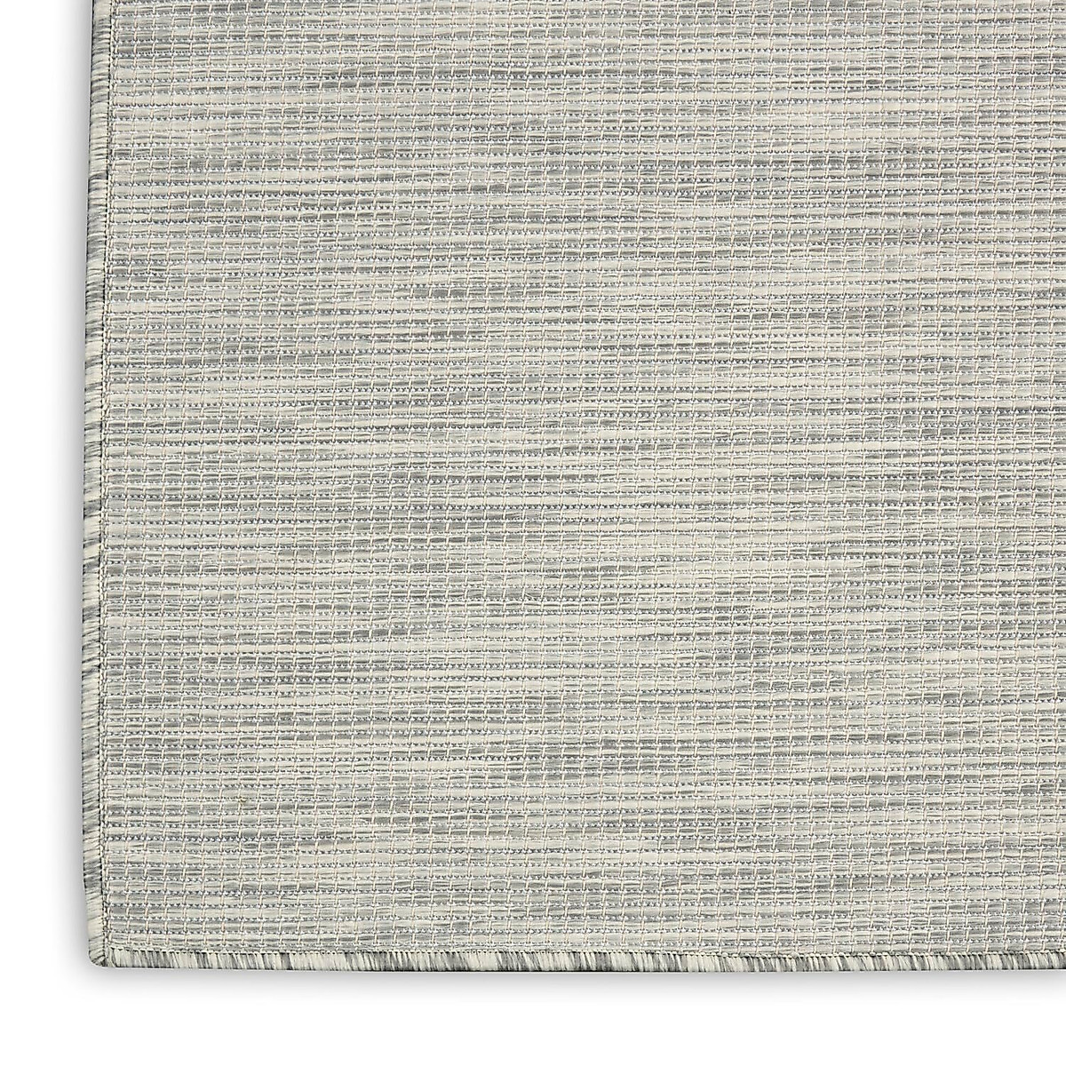 Nourison Positano Modern Light Grey 9' x 12' Area Rug, Easy Cleaning, Non Shedding, Bed Room, Living Room, Dining Room, Kitchen (9x12)