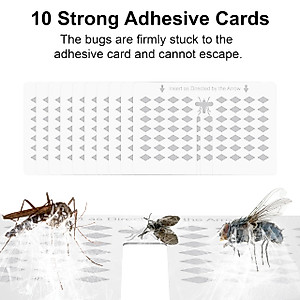 Refill Glue Cards for Fly Trap Indoor, Replacement Glue Card 10 Pack Radar Detectors