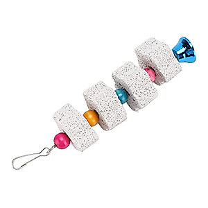 Syuanmuer Bird Chewing Toys, Bird Beak Grinding Stone,Bird Chewing Sticks Toys for Conures Parakeets Cockatiels Lovebirds