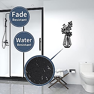 Bwytbwy Metal Flowers 4 Pieces, Wrought Iron, Black Metal Wall Decor for Living Room Bathroom, Metal Wall Art for Kitchen