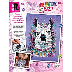 Sequin Art 2104 Llama Craft Kit from The Craft Teen Range
