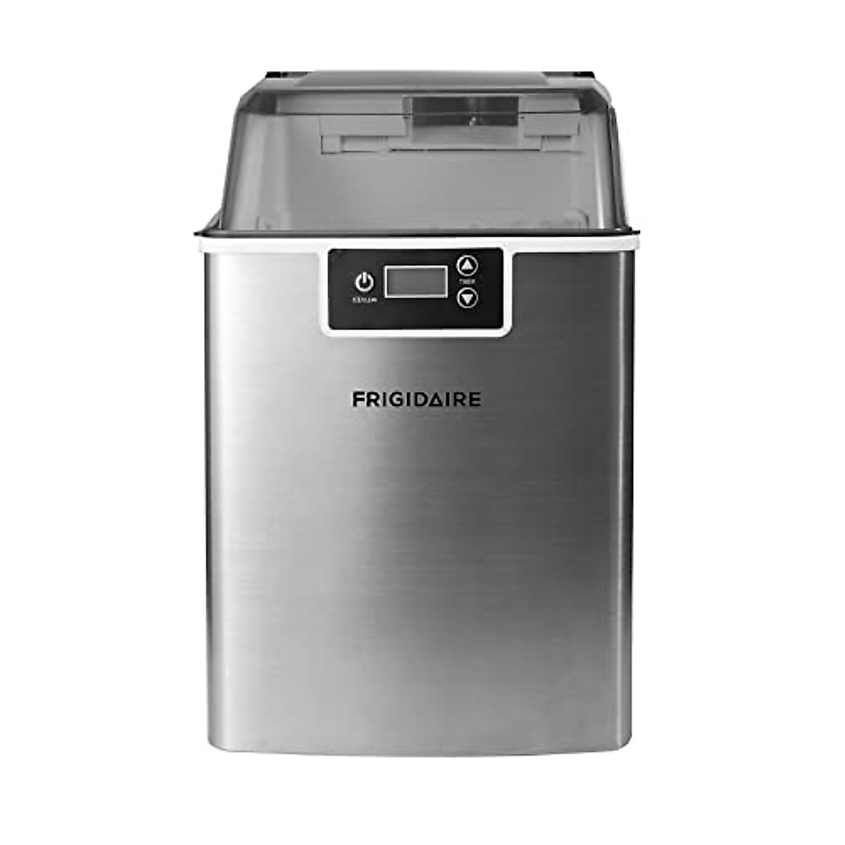 Frigidaire Countertop Crunchy Chewable Nugget Ice Maker V2, 44lbs per Day, Stainless Steel