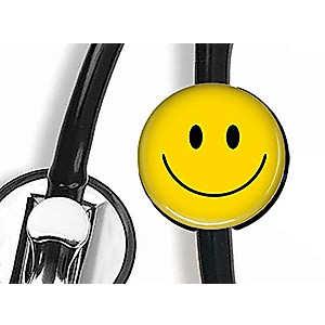 DuDu- Smiley face - Stethoscope Tag,Steth ID Tag,Nurse Badge
