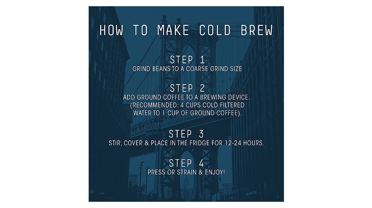 Stone Street Cold Brew Coffee - Strong & Smooth Blend