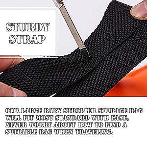 Xiezyxuan Baby Stroller Travel Bag Cover Baby Child Pushchair Storager Bag for Airplane Travel Gate Check Kids Portable Large Pram