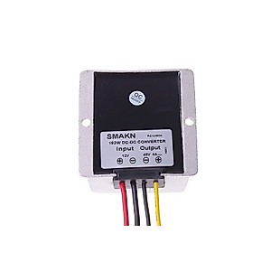 SMAKN® Waterproof DC/DC Converter 12V (10-30V) Step UP to 48V/4A 192W Power Supply Module