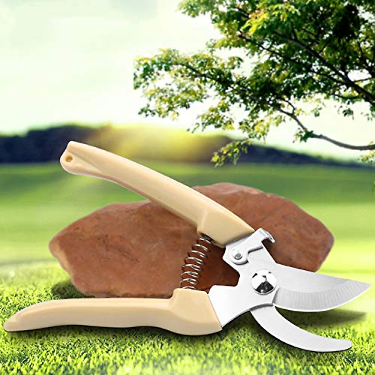 2PC Stainless Steel Pruning and Cutting Multifunctional Horticultural Scissors Orchard Flower Branch Picking Tree Pruning and Garden Branch Cutting Tool