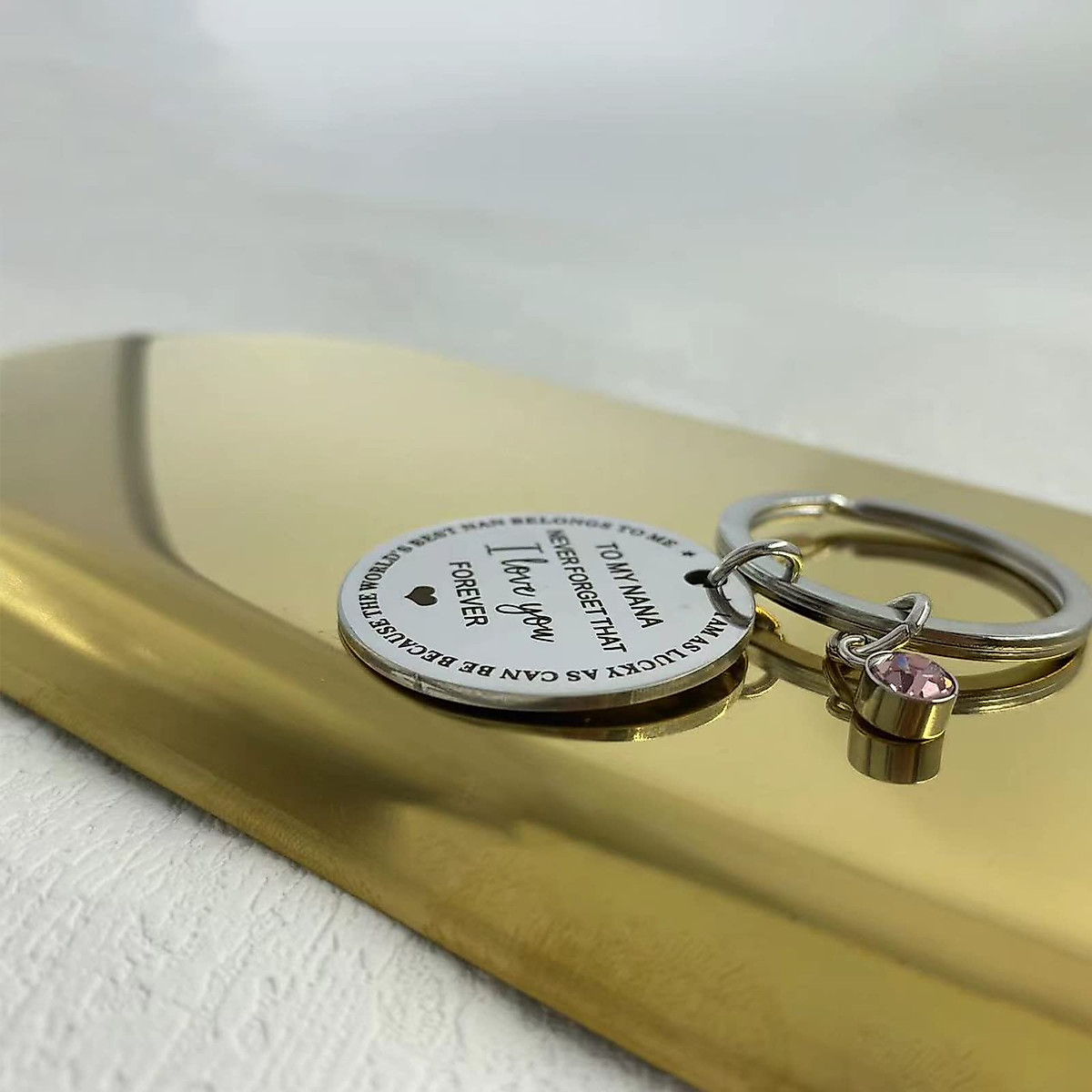 ZYALTFDC Nana Gifts from Grandkids Mother's Day Gifts Keychain Gift for Nana from Grandchildren Keyrings Gifts for Grandma Christmas Birthday Gifts for Nana I Love You Gifts for Her Grandmother