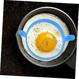 8Pcs silicone pancake ring kitchen ring molds for cooking egg frying molds round fried egg rings tuile molds silicone reusable omelette rings fried eggs non stick