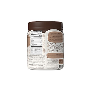 KOS Vegan Protein Powder, Chocolate USDA Organic - Low Carb Pea Protein Blend, Plant Based Superfood with Vitamins & Minerals - Keto, Soy, Gluten Free - Meal Replacement for Women & Men - 10 Servings