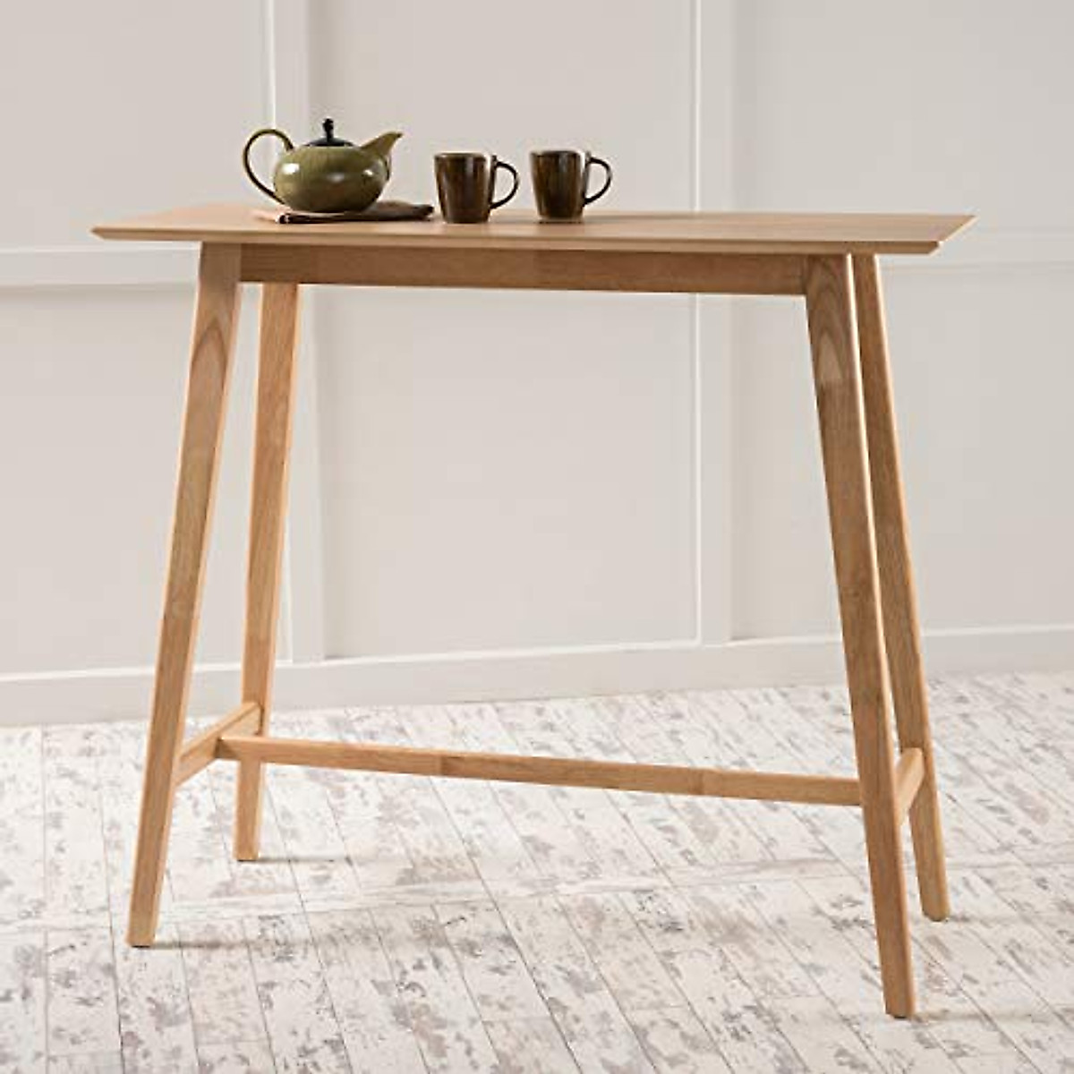 Christopher Knight Home Moria Wood Bar Table, Natural Oak Finish