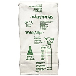 Welch Allyn Universal Kleenspec Pediatric Disposable Ear Specula for Diagnostic Otoscopes, 850 Count