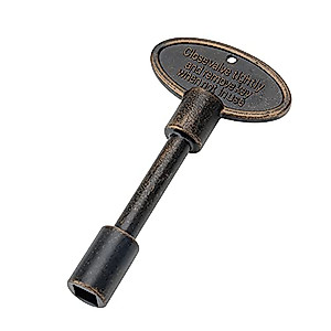 Stanbroil Universal 3-Inch Gas Valve Key Fits 1/4" and 5/16" Turn Ball Valve for Gas Fire Pits and Fireplaces, Antique Copper