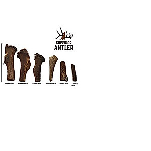 1-X Large Antler, Split, Single Pack - XL All Natural Premium Grade A. Antler Chew. Naturally Shed, Hand-Picked, and Made in The USA. NO Odor, NO Mess. Guaranteed Satisfaction. for Dogs 45+LBSL