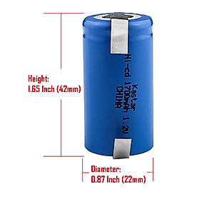 Kastar 1-Pack Battery Replacement for Cordless Trimmers 00745-200, 9876, 0745, 8058, 8078, 8892, 8900, 8980 8900-500, 8990, C1016, Groomsman (w/soldered in Battery), Pet Trimmer, Sterling 5 & Swivel
