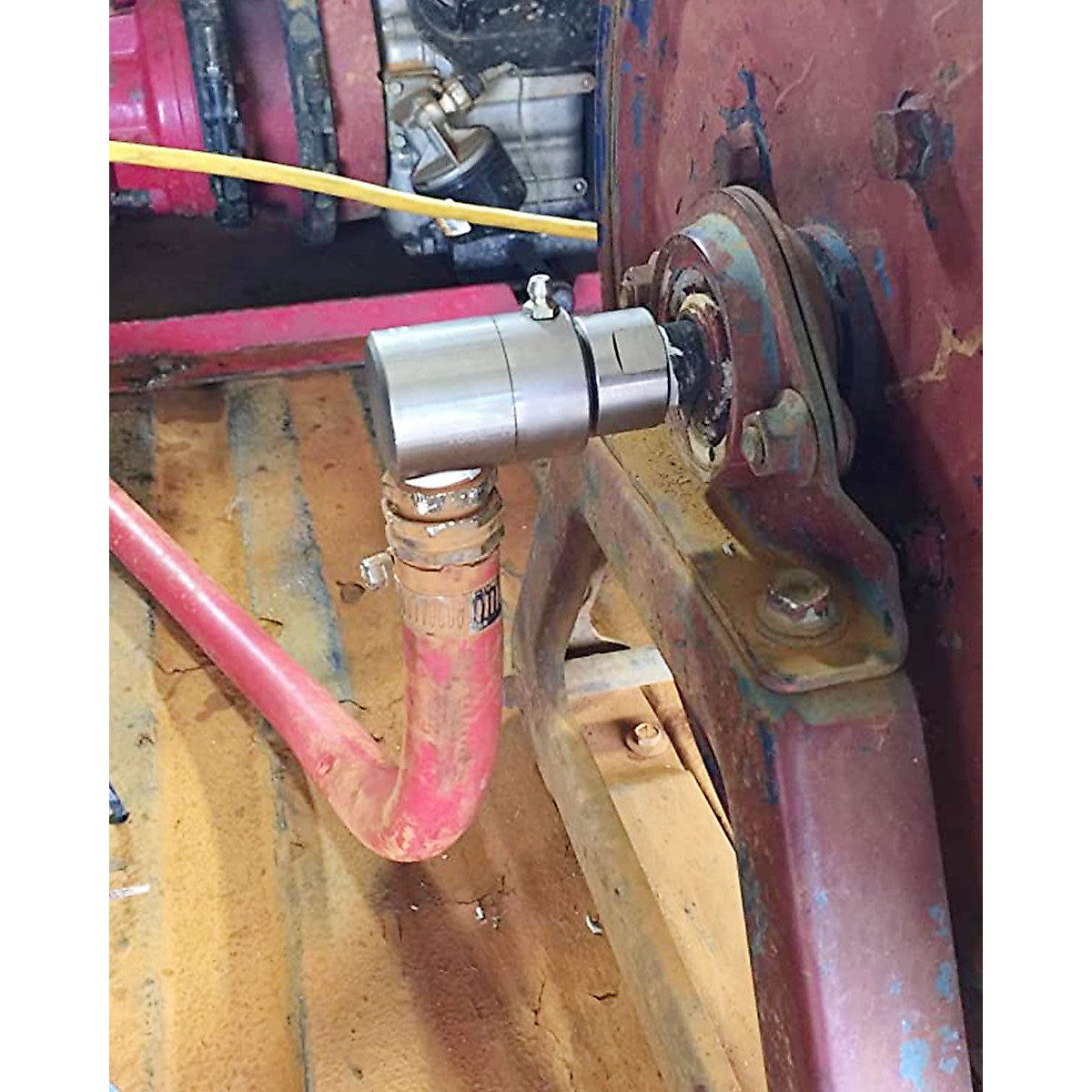 ½ inch FXF Heavy Duty Hose Reel Swivel with Grease Zerk for Home and Industrial Steel Hose Reel Replace 5024-Ni-AL 9SS8FP50XFP50-Ni-AL