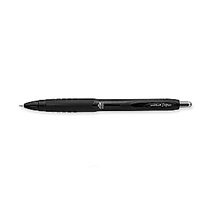 Uni-Ball Signo 307 - Fine Retractable Rollerball Pen - 6 Pack - Black - UMN-307