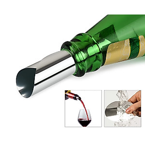 DS. DISTINCTIVE STYLE Wine Pourer Disc 20 Pieces Pour Spouts Drip-free Wine Pourers for Wine Bottles