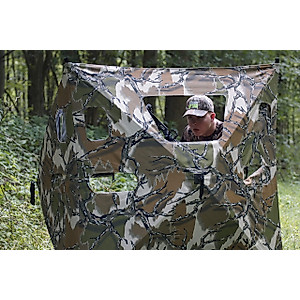Rhino Blinds Blinds CRP-106 Cut N Run Lightweight 2 Panel Mobile Hunting Blind, Predator