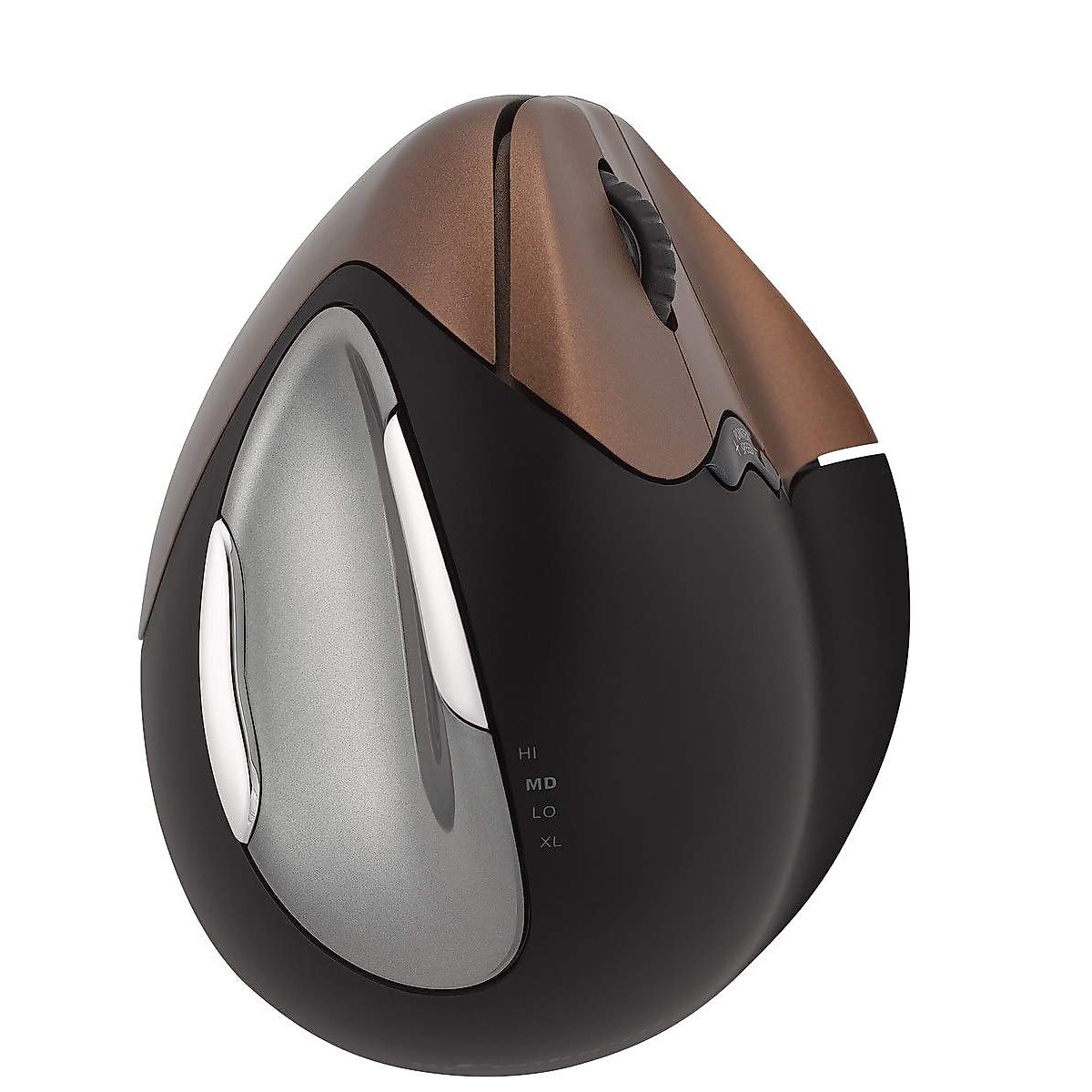 Evoluent VM4SW VerticalMouse 4 Right Hand Ergonomic Mouse with Wireless USB Receiver (Small Size.) The Original VerticalMouse Brand Since 2002. Helps Relieve Wrist Discomfort