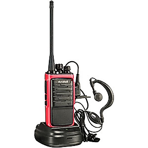 Arcshell Rechargeable Long Range Two-Way Radios with Earpiece 2 Pack Walkie Talkies Li-ion Battery and Charger Included