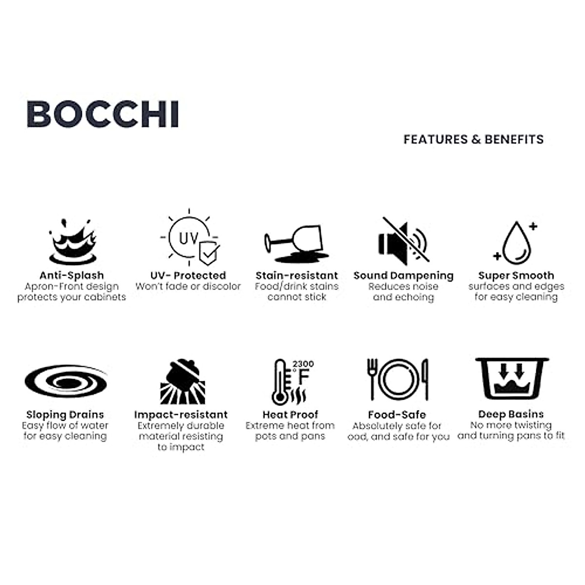 BOCCHI Classico Farmhouse Apron Front Fireclay 30 in. Single Bowl Kitchen Sink with Protective Bottom Grid and Strainer in White