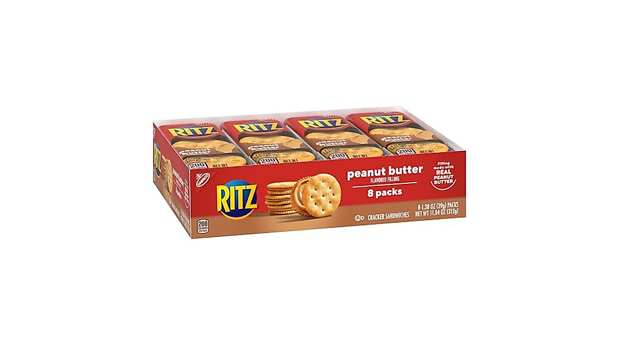 RITZ Peanut Butter Sandwich Crackers – Snack Packs for All