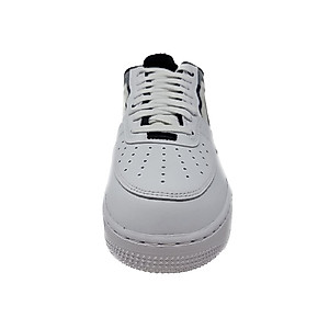 Nike Air Force 1 React Mens, White/White-Black-Pink Spell, 11 M US