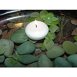 D'light Online Large White Floating Candles 3 Inch Bulk Pack for Events, Weddings, Spa, Home Décor, Special Occasions, Cylinder Vases, Centerpieces at Wedding, and Holiday Decorations (Set of 72, White)